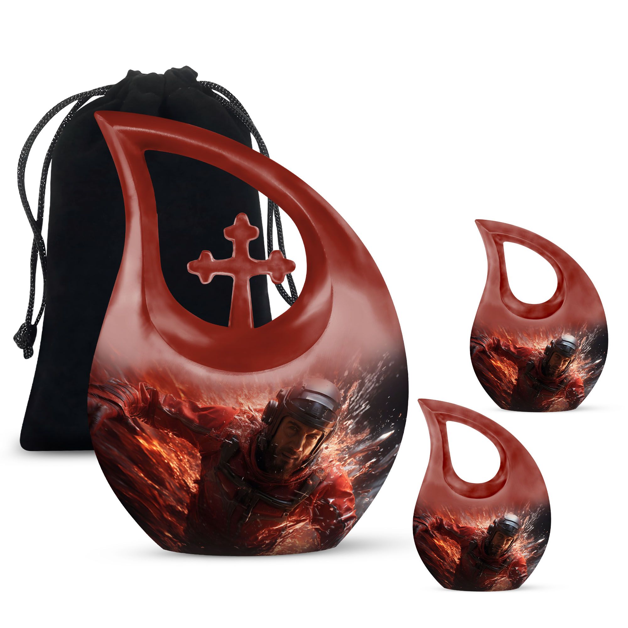 Football urn - small urns for human ashes adult male & female ...