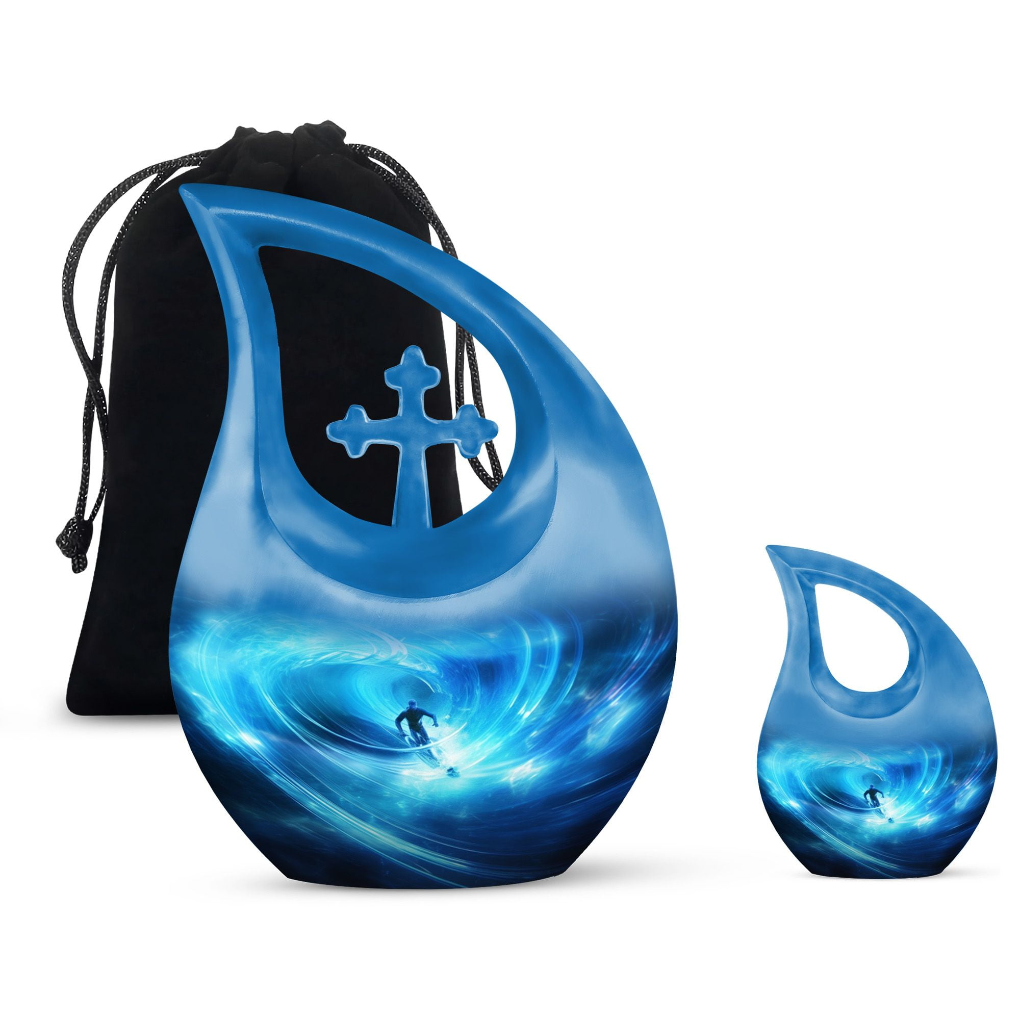 Football urn - urn for ashes for women - keepsake urns for human ashes ...