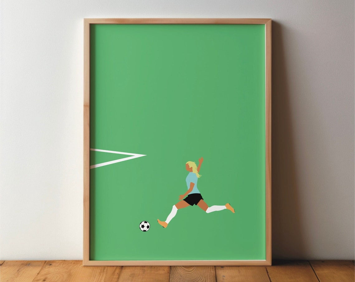 Footballer Poster - Sports Friends Sports Poster - Football, Art ...