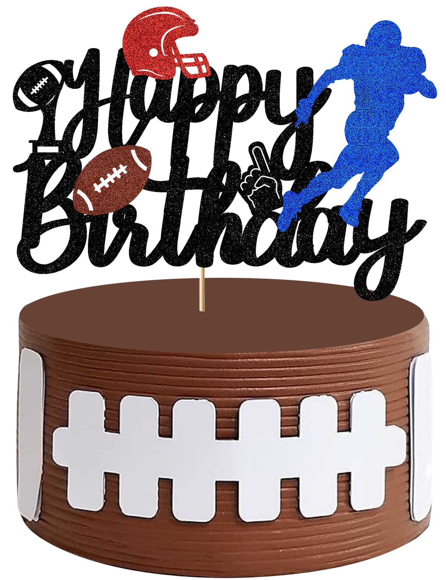 Footballs Cake Topper American Football Toppers Decorations for Boys ...
