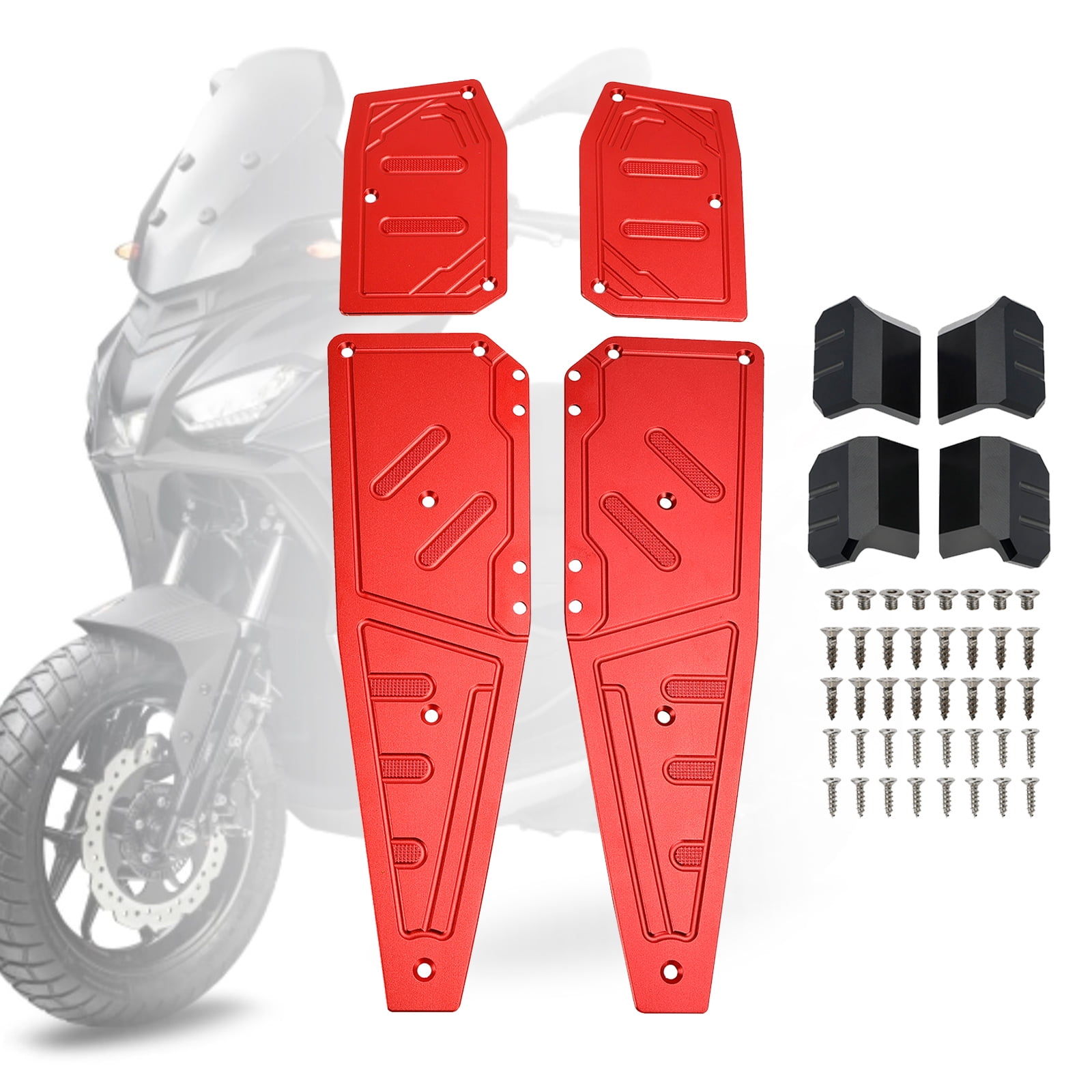 Footboard Foot Rest Pad Peg Pedal Plate For Aprilia SR GT200 SR GT125 ...