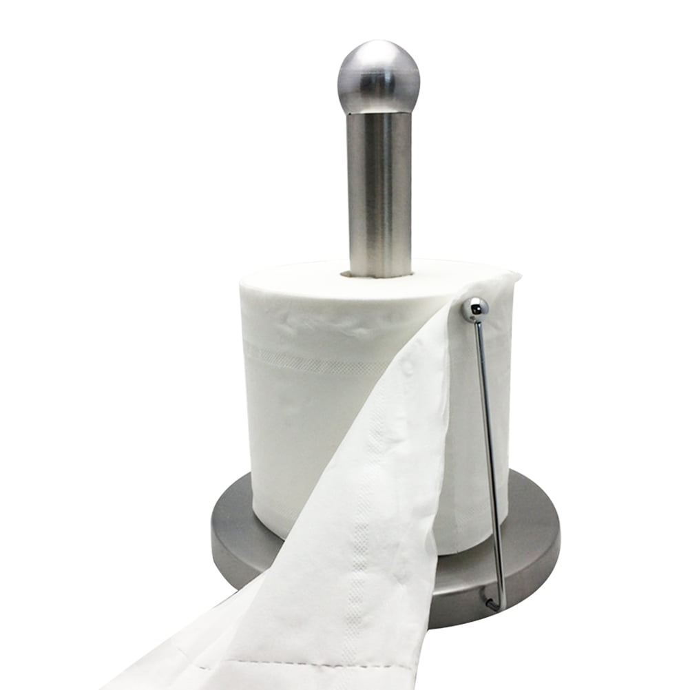 Footed Toilet Paper Holder Stand for Bathroom Roll Towel Organizer ...