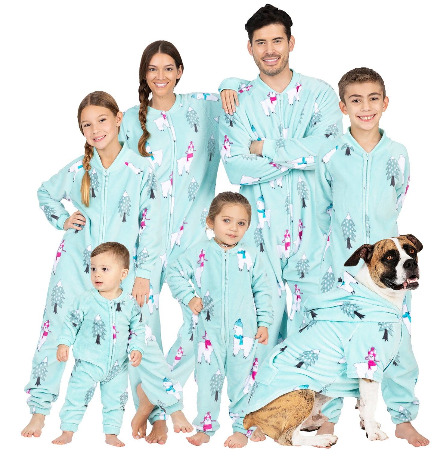 Footed Pajamas - Llamas Adult Footless Hoodie Chenille One Piece ...