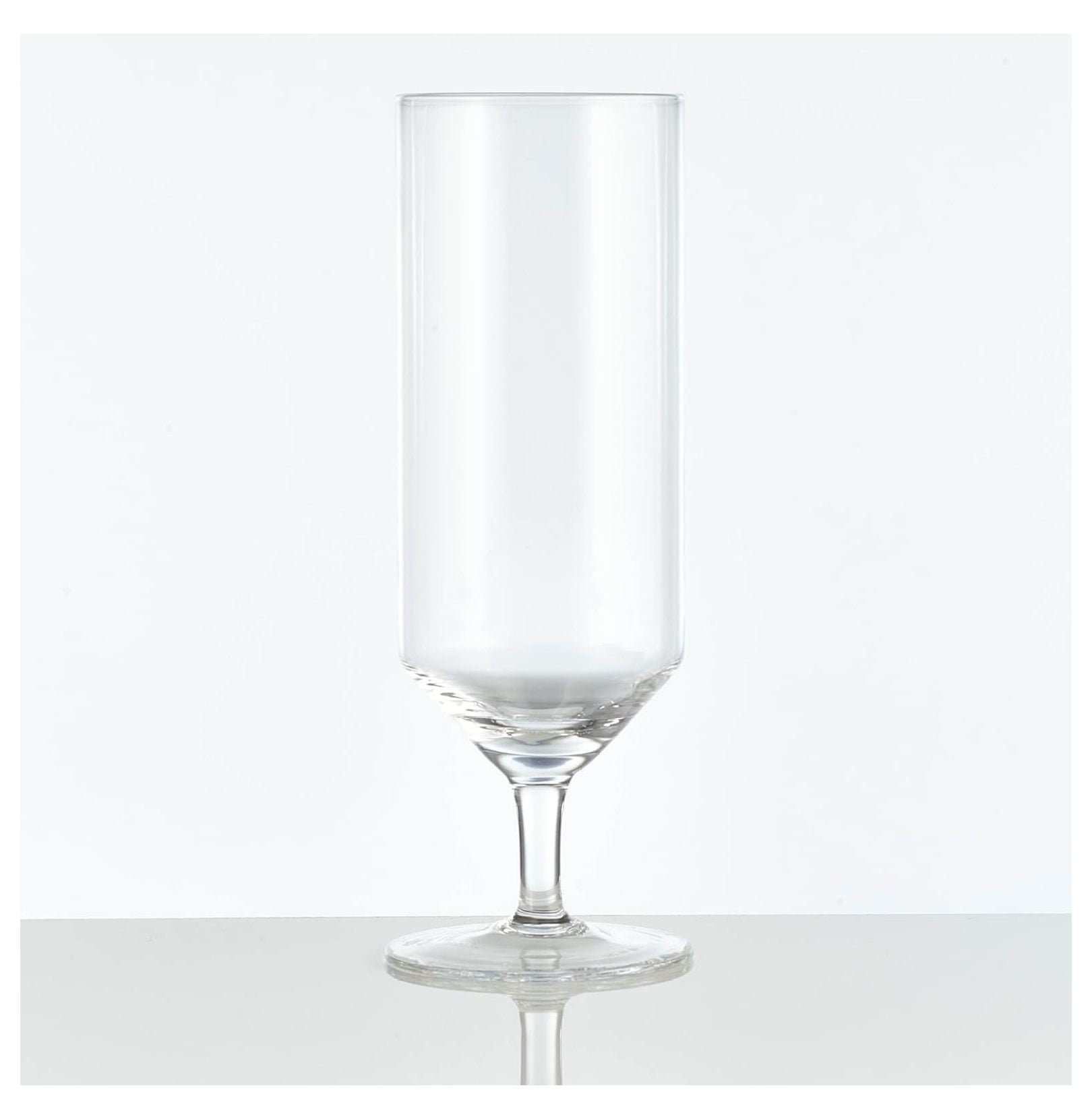 Footed Stange Beer Glass14oz, Set of 4 Tall-Footed Pilsner Glasses ...