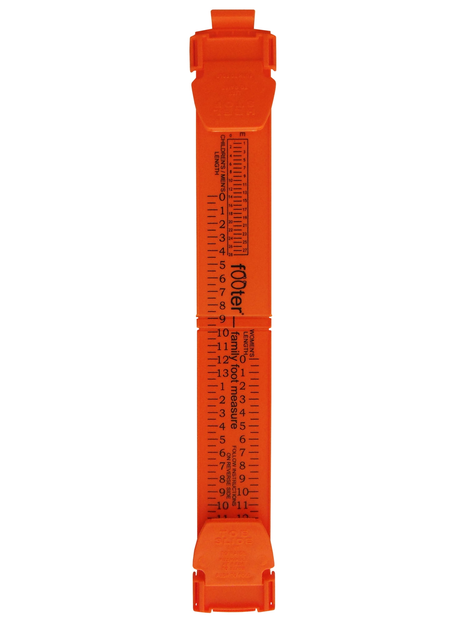 Footer Family Foot Measure - Length and Width Shoe Sizing - Shoe Sizer ...