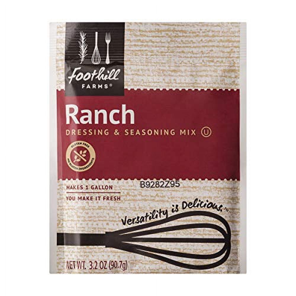 Foothill Farms Ranch Dressing Seasoning Mix, 3 oz Pouch (Pack of 18 ...