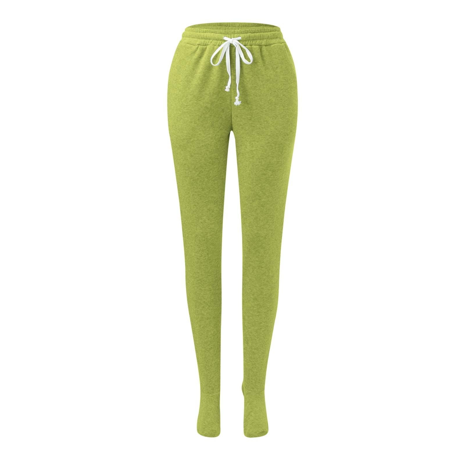 Footie Pajamas Adult Soft Warm Footed Sweatpants Women Footing ...