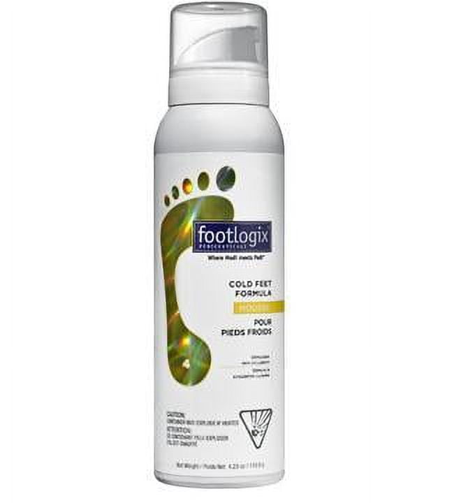Footlogix Cold Feet Formula Mousse Foot Mousse, 4.2 oz - Walmart.com