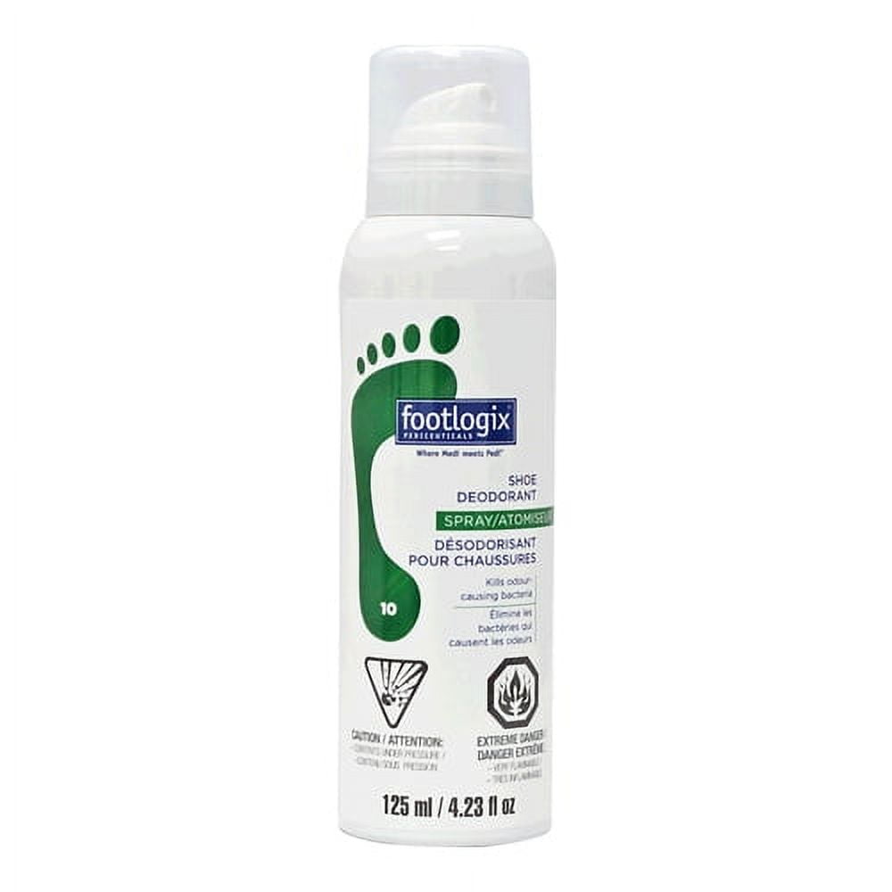 Footlogix Shoe Fresh Deodorant, Tea Tree Oil, Peppermint Scent, 4.2 oz ...