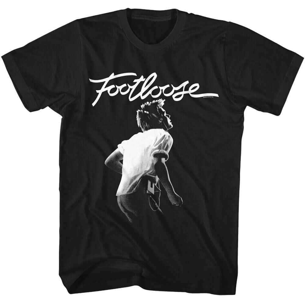 Footloose 1984 Big City Kid Ren McCormck Movie Poster Black-White Men's ...