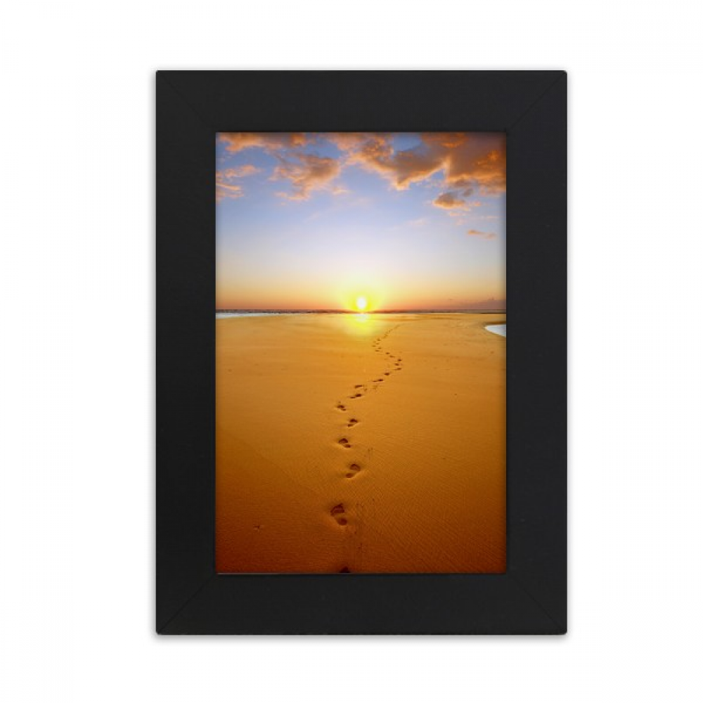 Footprint Sunset Silk Road Camel Desert Desktop Photo Frame Picture ...