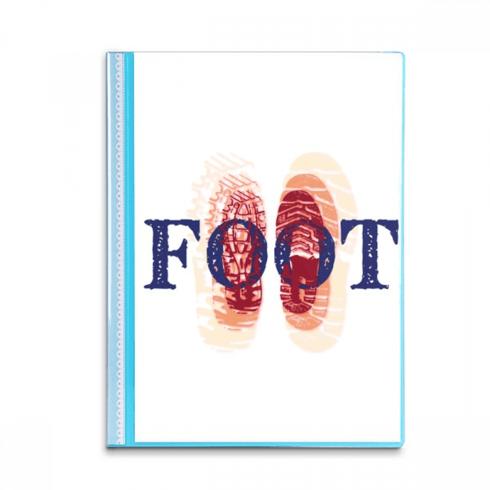 Footprints Overlap Art Deco Fashion Book Sheet Protectors Portfolio ...