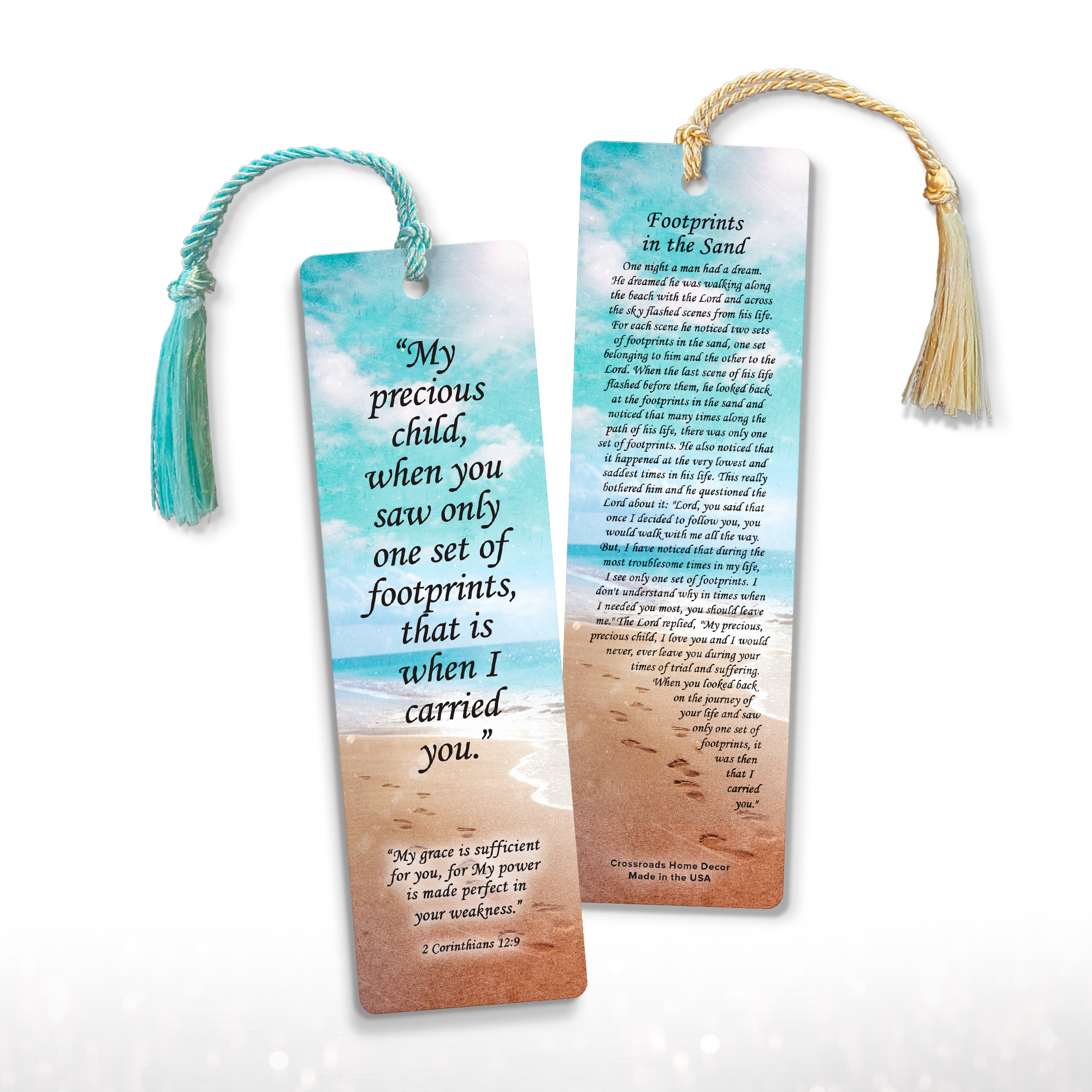 Inspirational Scripture Bookmarks, 2x6 Set of 24, Christian Verses ...