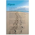 JDHY Footprints in The Sand Christian Footprints Poem 8" x 12" Poster ...