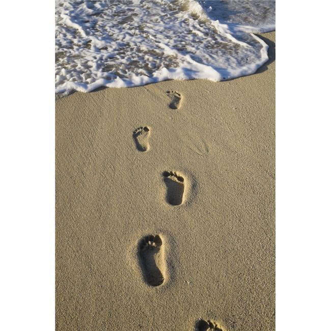 Footprints in The Sand Poster Print, Large - 24 x 38 - Walmart.com