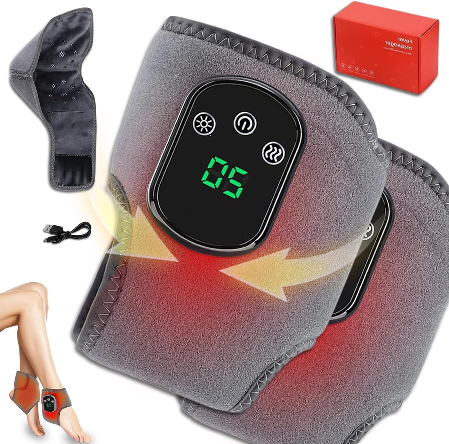 Footrenew Triple Method Massager – 2025 New 3-in-1 Heated Wrap ...