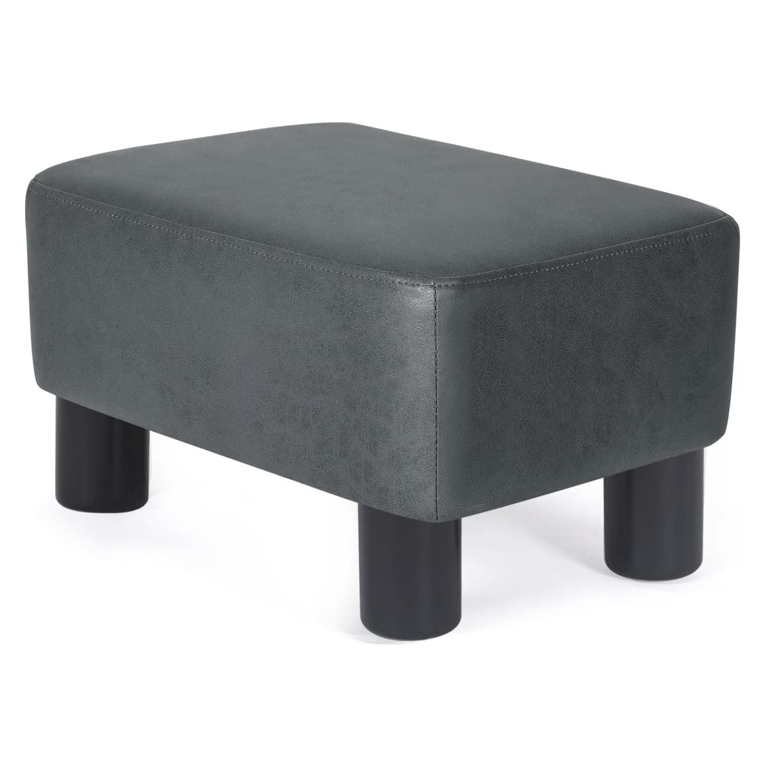 Footrest Ottoman Modern Small Rectangular Fabric Footstools for Living ...