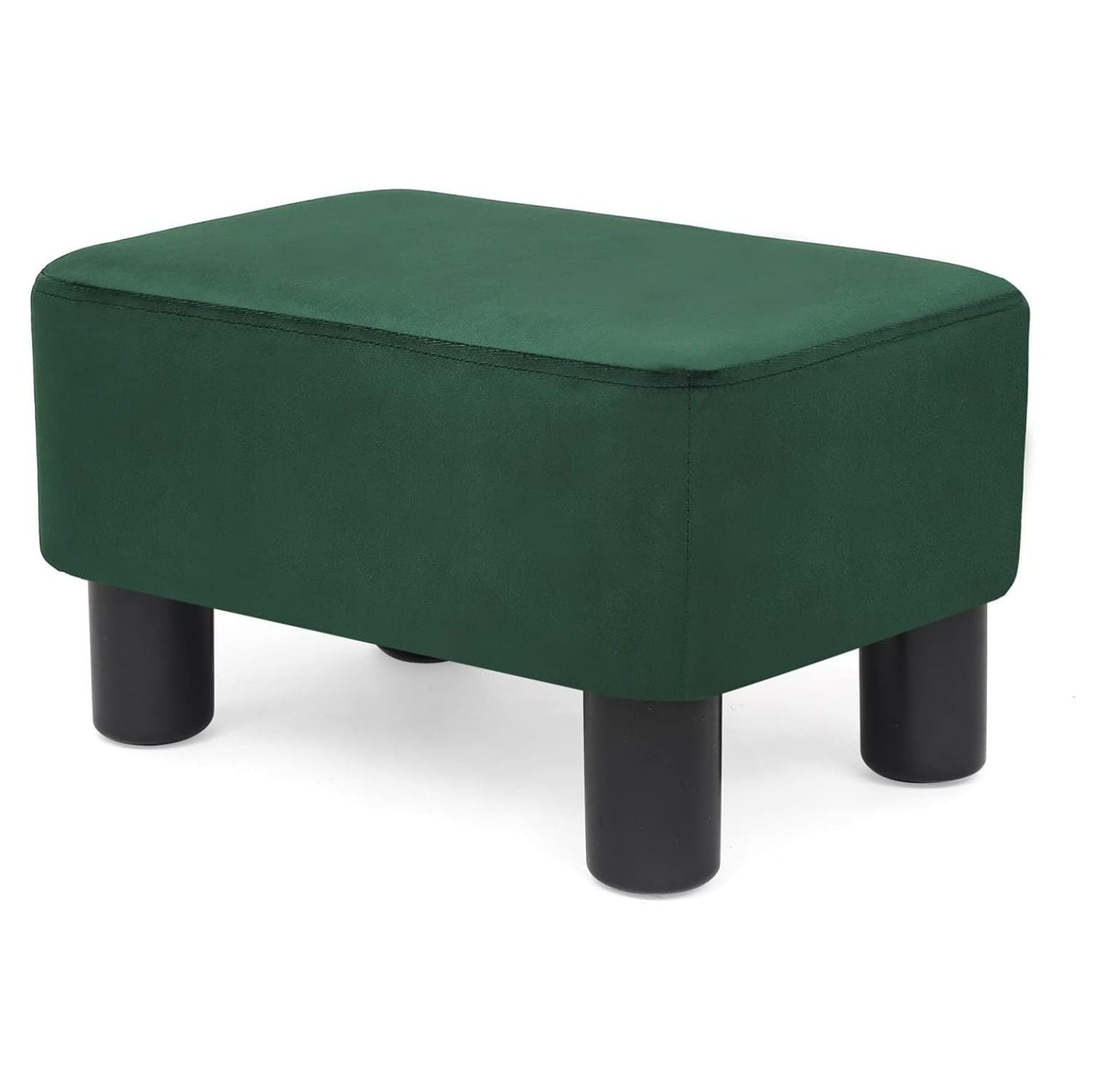 Footrest Ottoman Modern Small Rectangular Fabric Footstools for Living ...