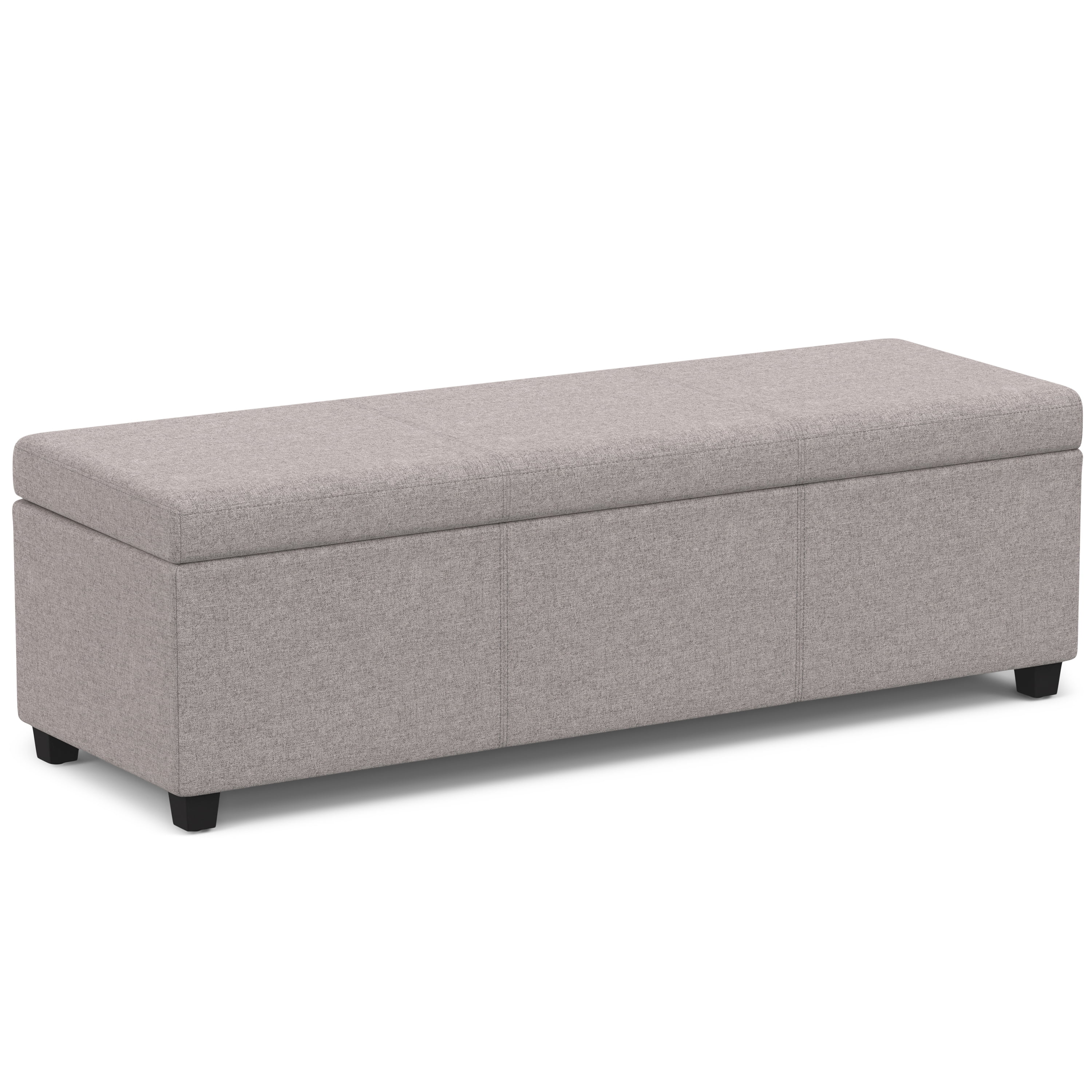 Footrest Ottomans Avalon - Extra Large Storage Ottoman Bench - Cloud ...