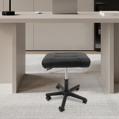 Footrest Stool, 15-20 Inch Height Adjustable Under Desk Foot Stool ...