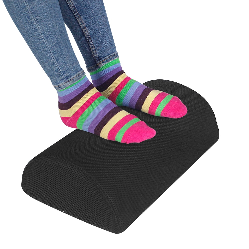 Footrest for Under Desk with Non-Slip Massaging Micro Beads Base Firm ...