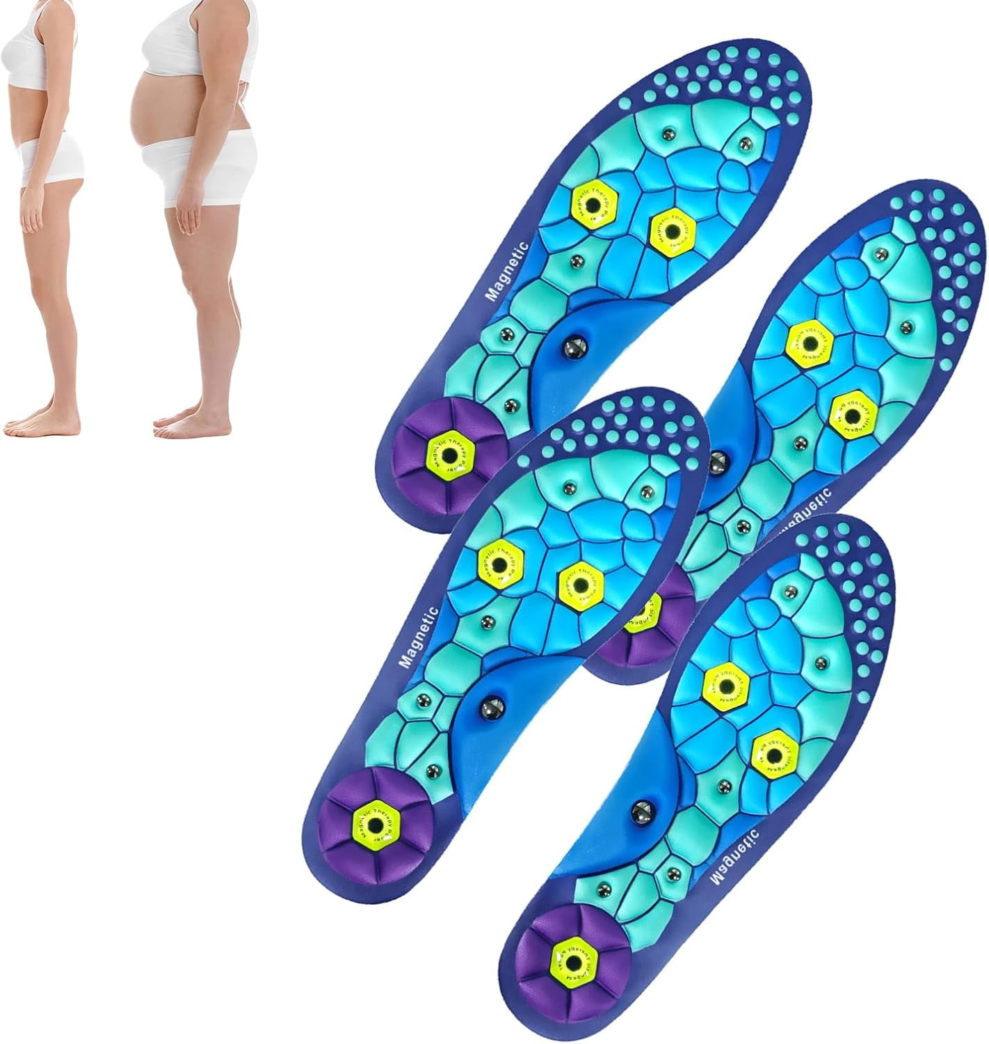 Footrs Magnetic Insoles,2026 New Upgrade Acupressure Cushions,Shock ...