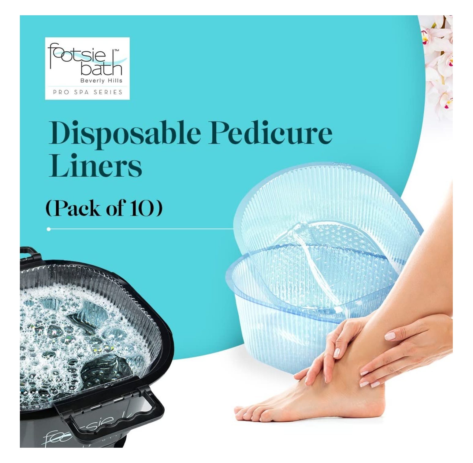 Footsie Foot Bath Liners, 10 Count - Walmart.com