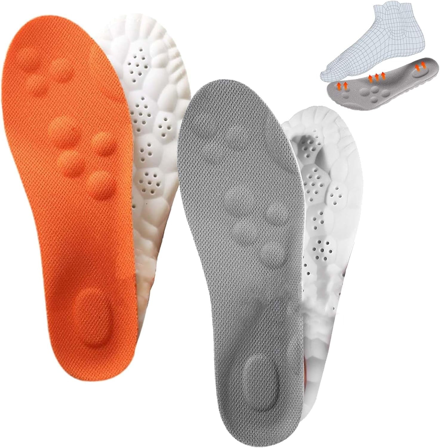 Footstr Insoles, 2025 New Footstr Breathable Soft Foam Shoe Insole with ...
