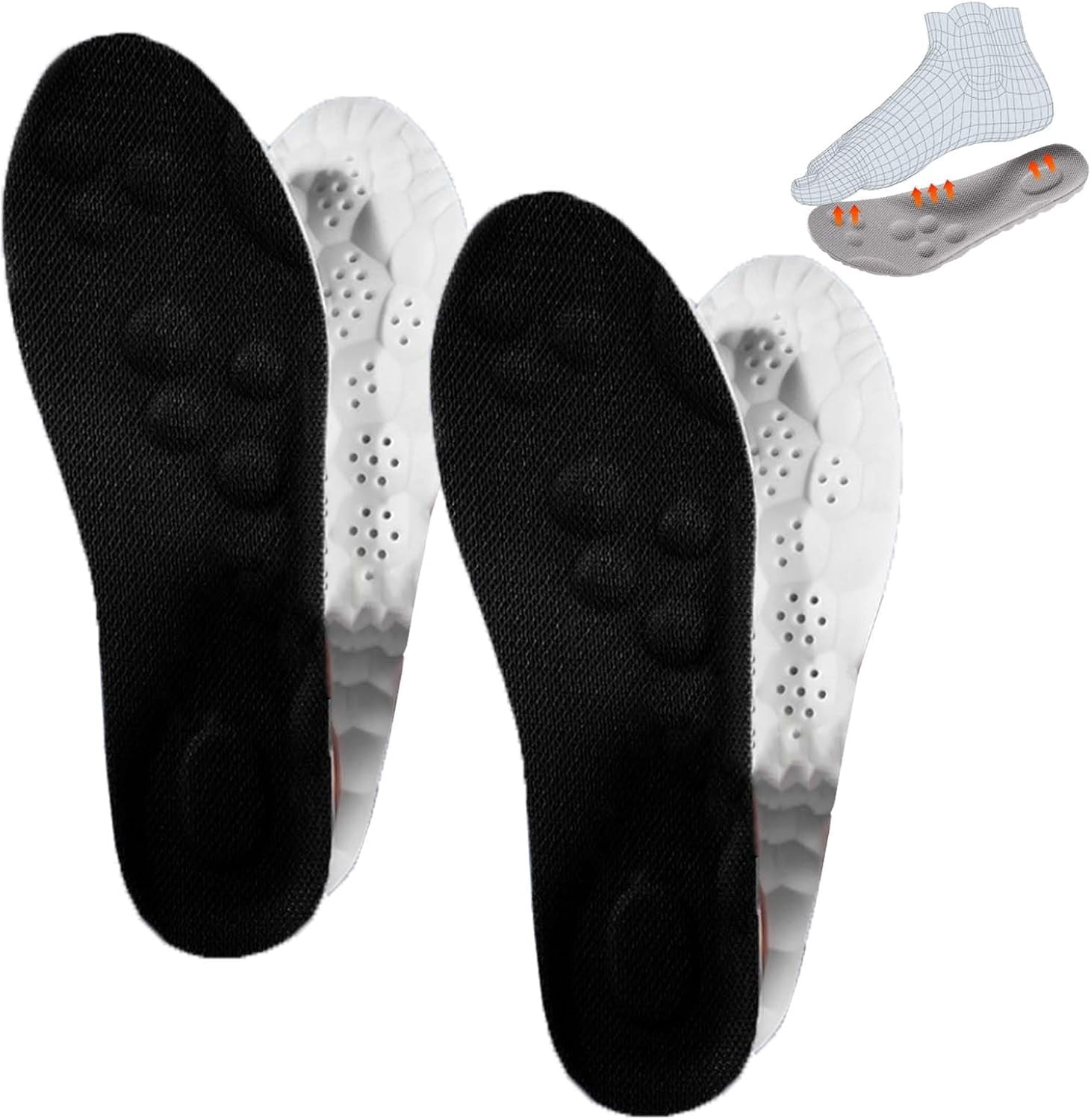 Footstr Insoles, 2025 New Footstr Breathable Soft Foam Shoe Insole with ...