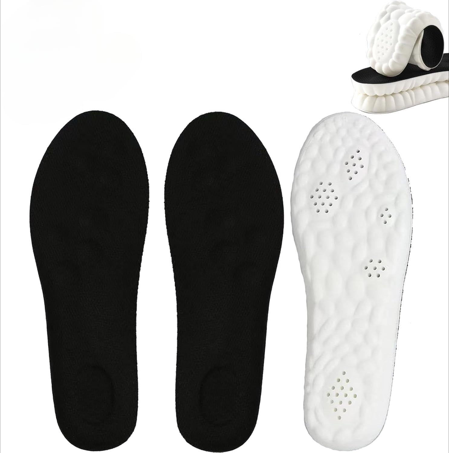 Footstr Insoles, Solara Pickleball Insoles, Breathable Sweat Wicking ...