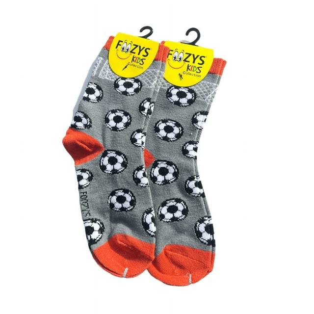 Foozys Kids Boys Fun Soccer - Crazy Funny Cool Colorful Crew Socks ...