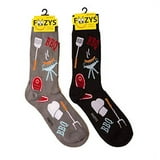 Foozys Men’s Fun Cool Barbecue Novelty Crew Socks | 2 Pair - Walmart.com