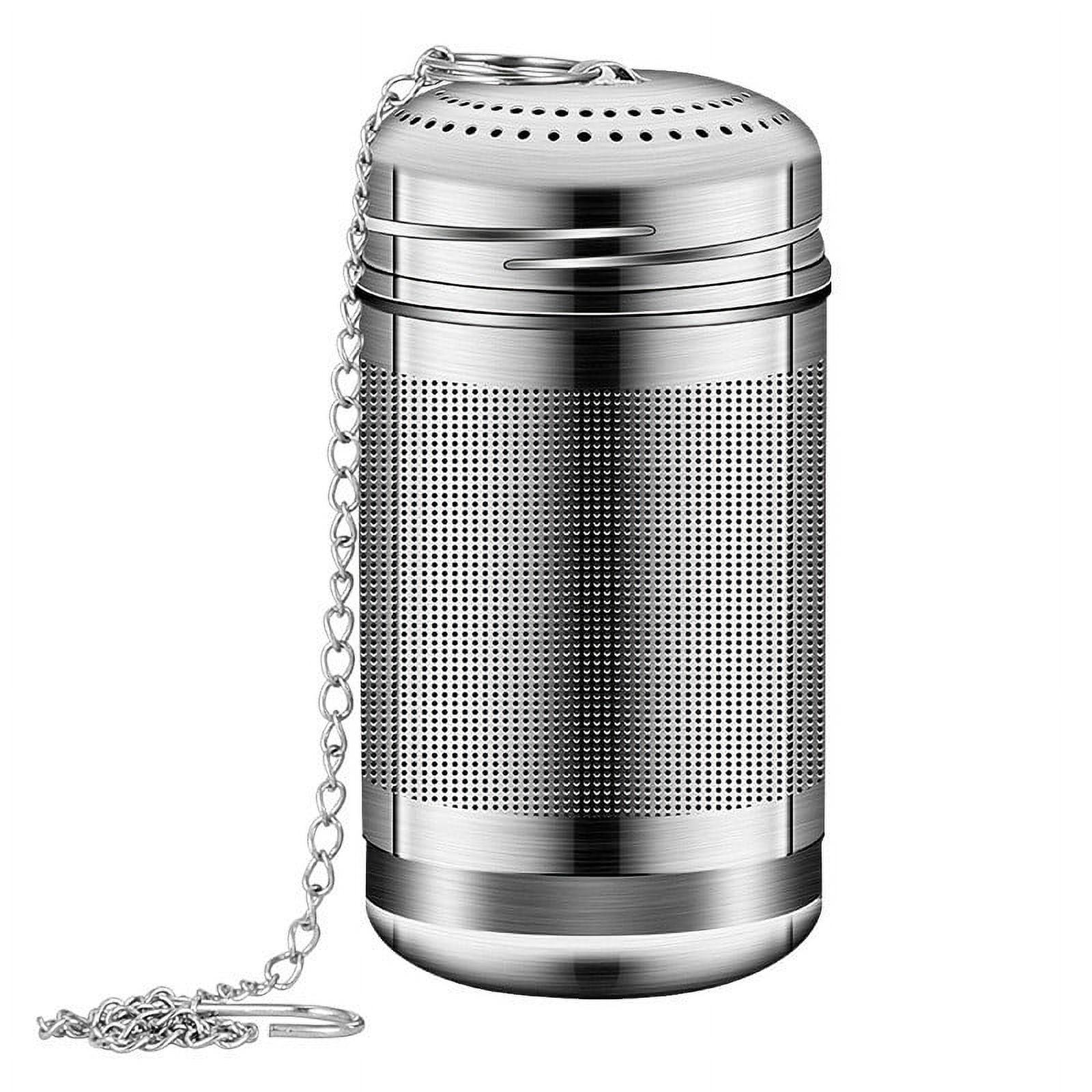 Foqnuq 304 Stainless Steel Tea Filter With Extended Chain Fine