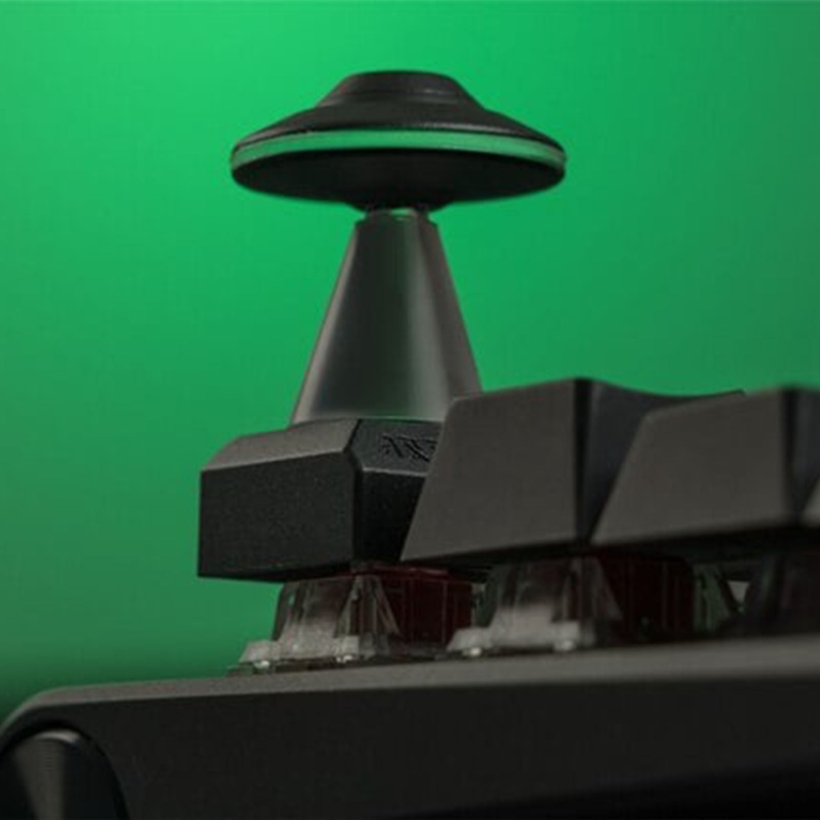 Foqnuq Anodized Aluminum Keycap Compatible with Black Switches, Back ...