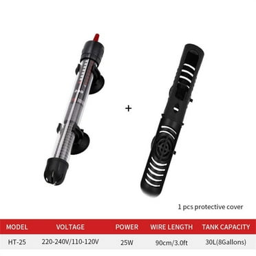 Lifegard Quartz Glass Aquarium Heater, Pre-Set, Electronic Construction ...