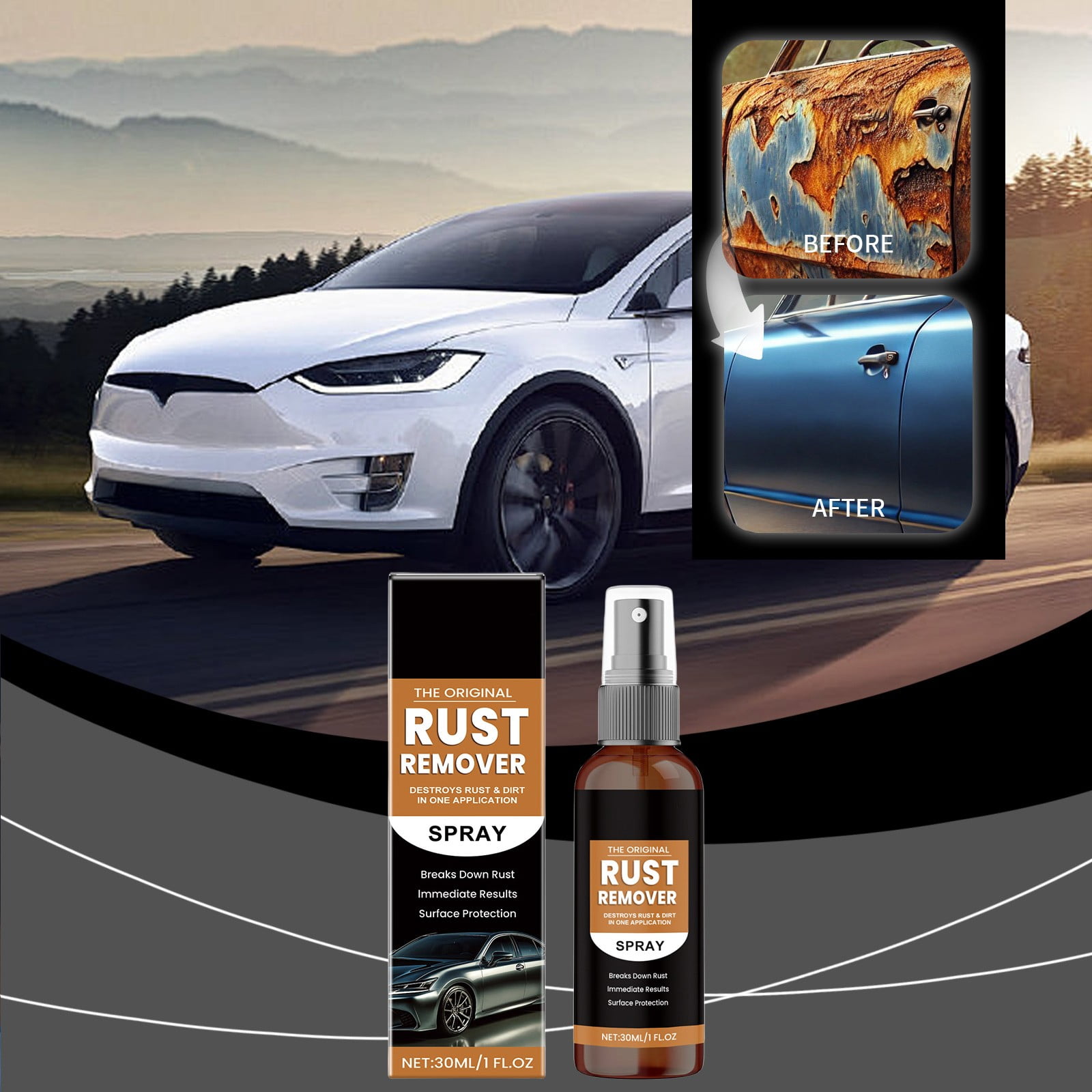 Foqnuq Efficient Derusting Spray for Automotive and Household Metal ...