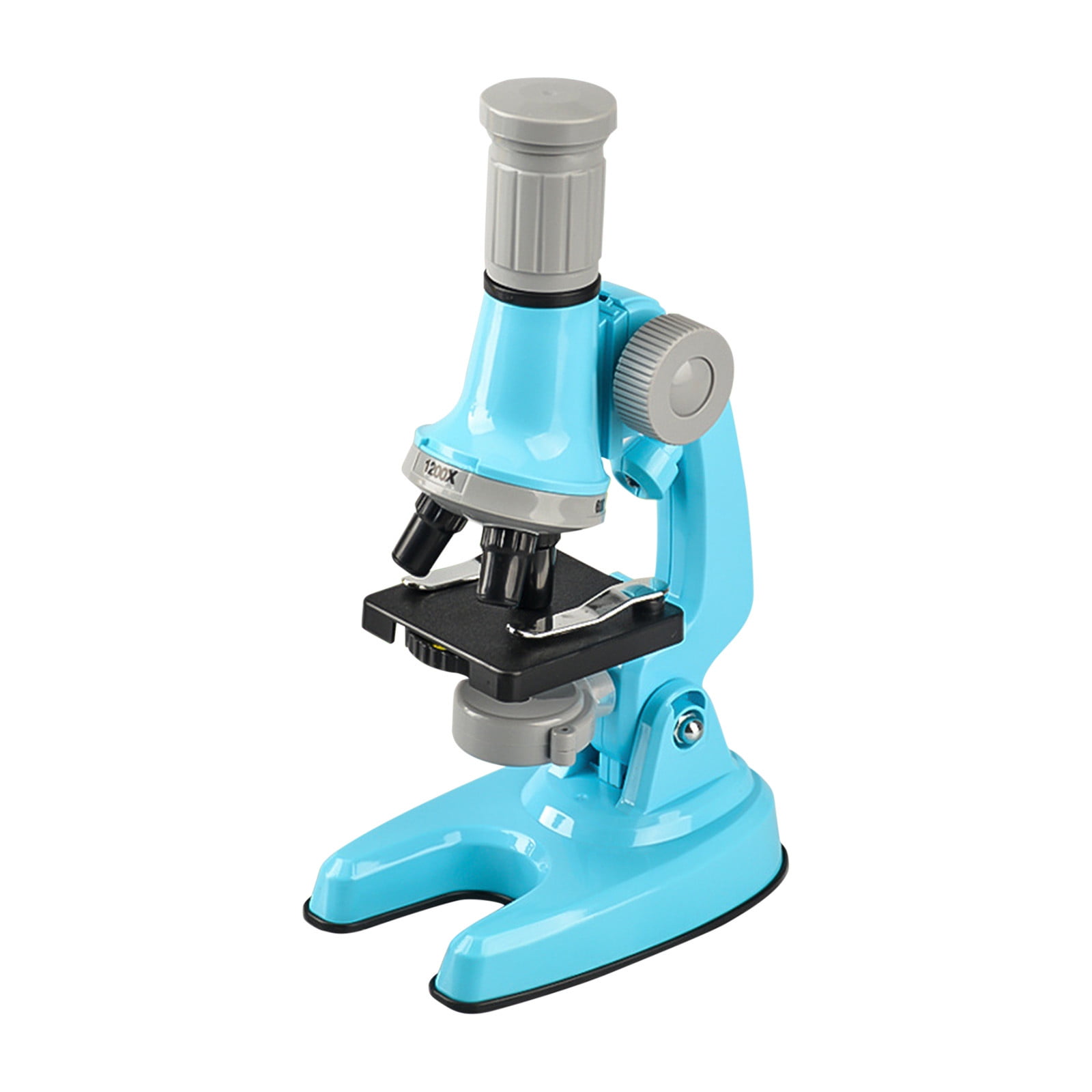 Foqnuq High Definition Microscope 1200x Magnification LED Light ...