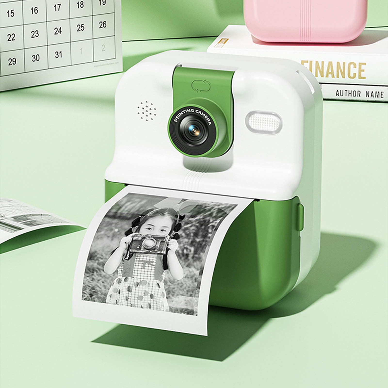 Foqnuq Instant Print Camera with 2.4 Inch IPS Screen, 180° Rotating ...