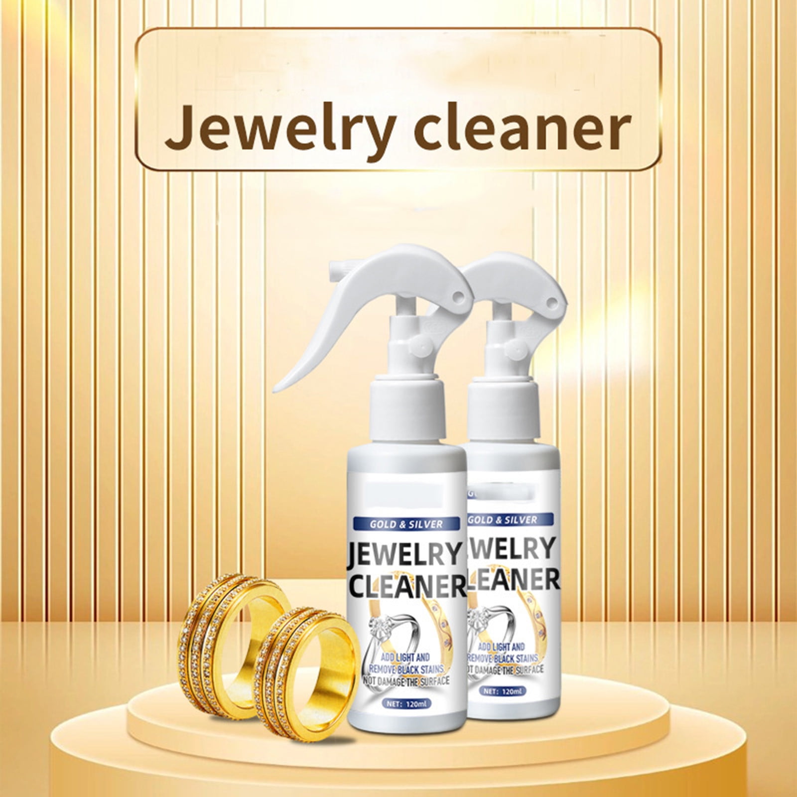 Foqnuq Jewelry Cleaner Copper and Brass Cleaner Spray 120ml for Rust ...