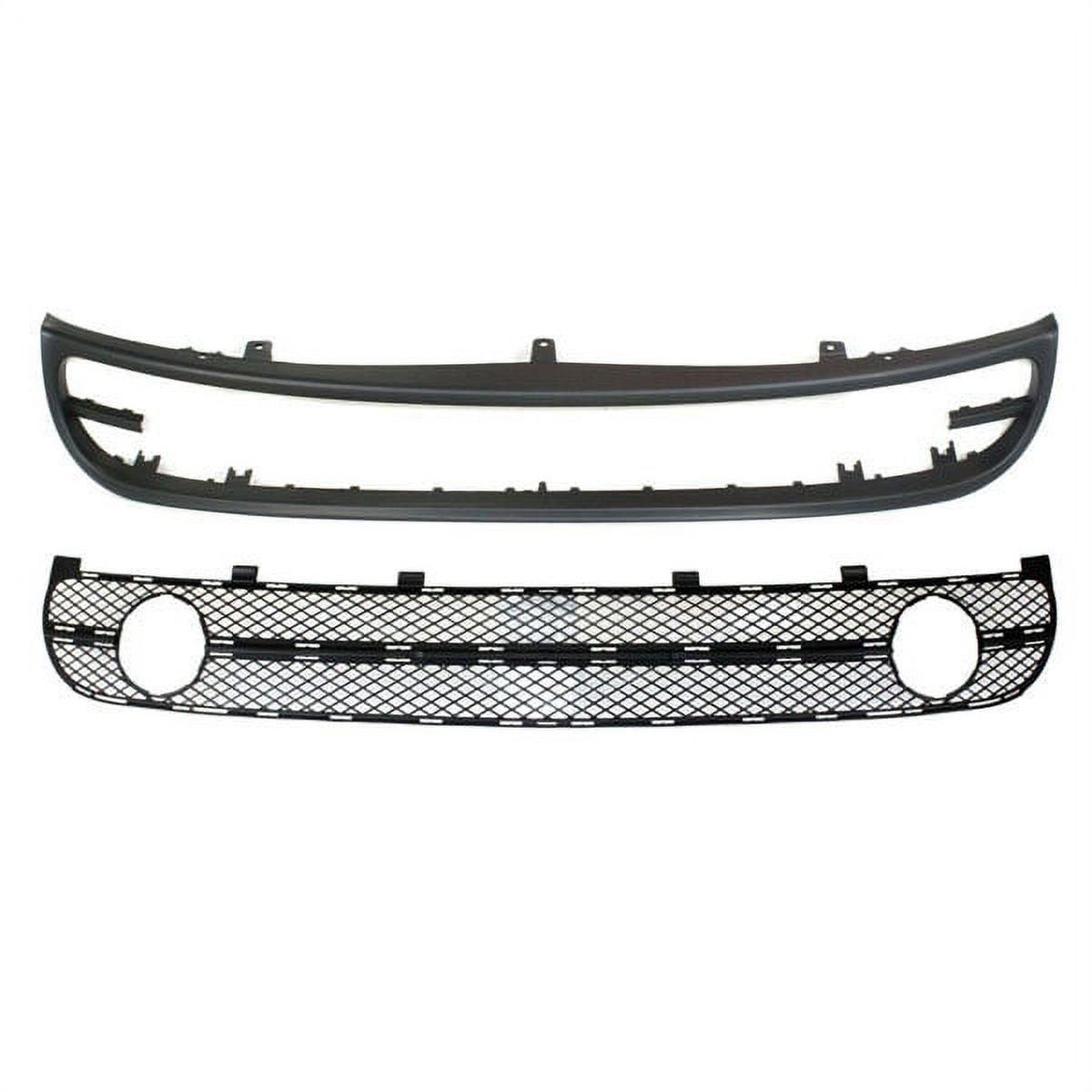 For 01-05 Beetle Front Bumper Cover Grille Mesh Insert, Frame Kit ...