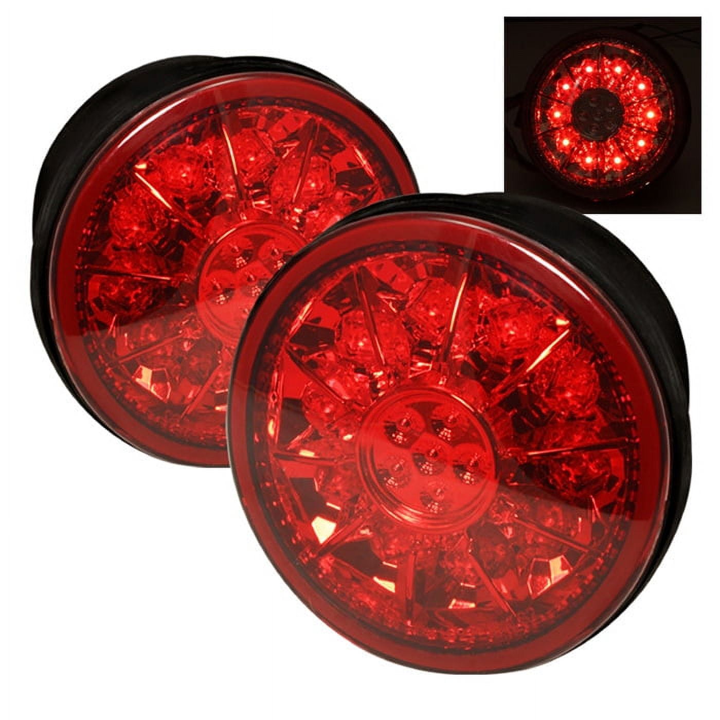 For 01-05 Lexus IS300 (Trunk) Sonar LED Tail Lights (Red/Clear) YD-ALT ...