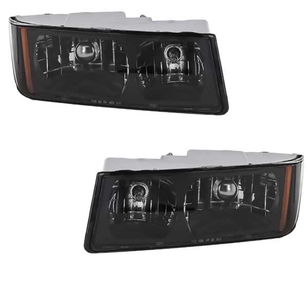 For 02-06 Avalanche Truck w/Body Cladding Headlight Headlamp with Bulb ...