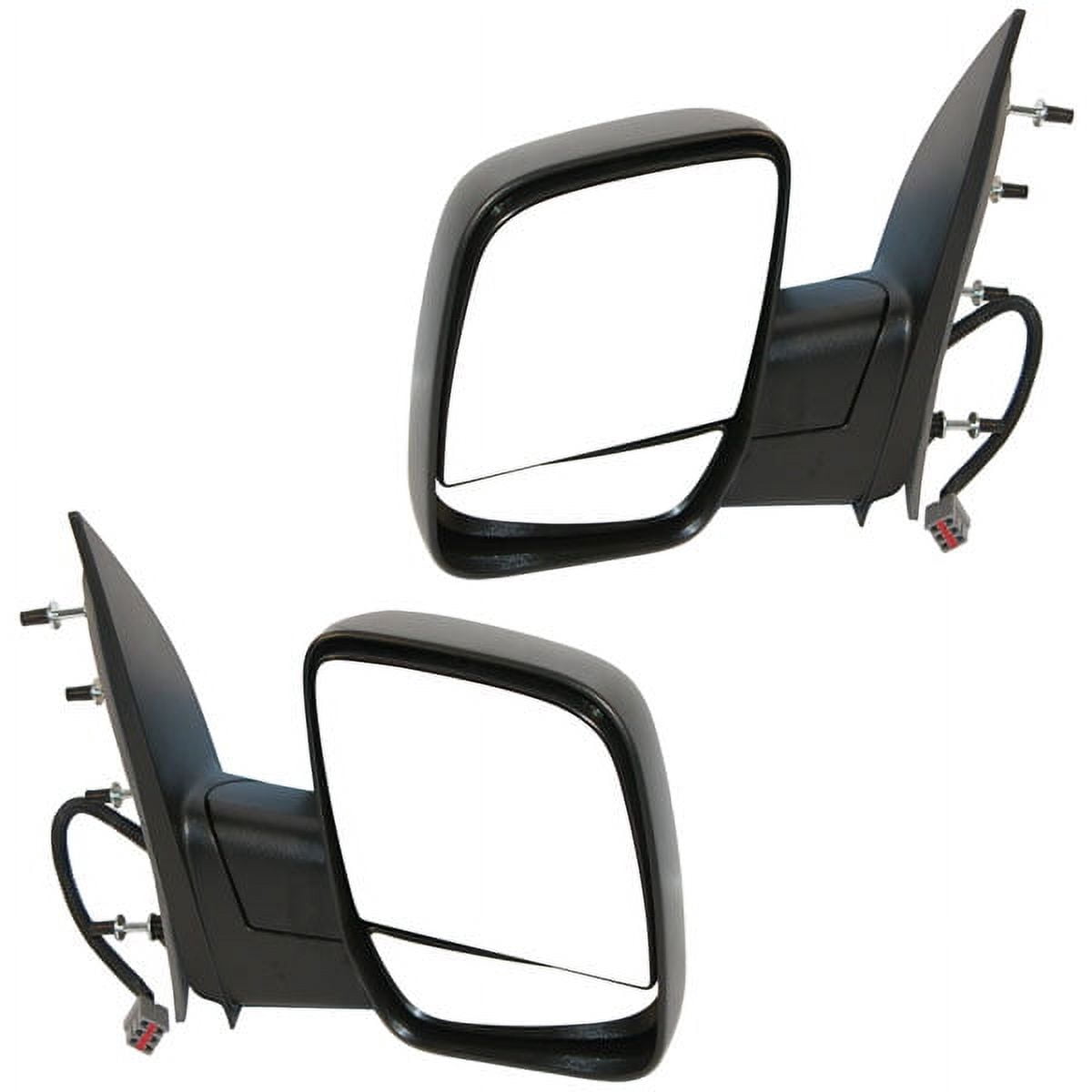 For 02-08 Econoline Van Rear View Door Mirror Power Non-Heat Dual Glass ...