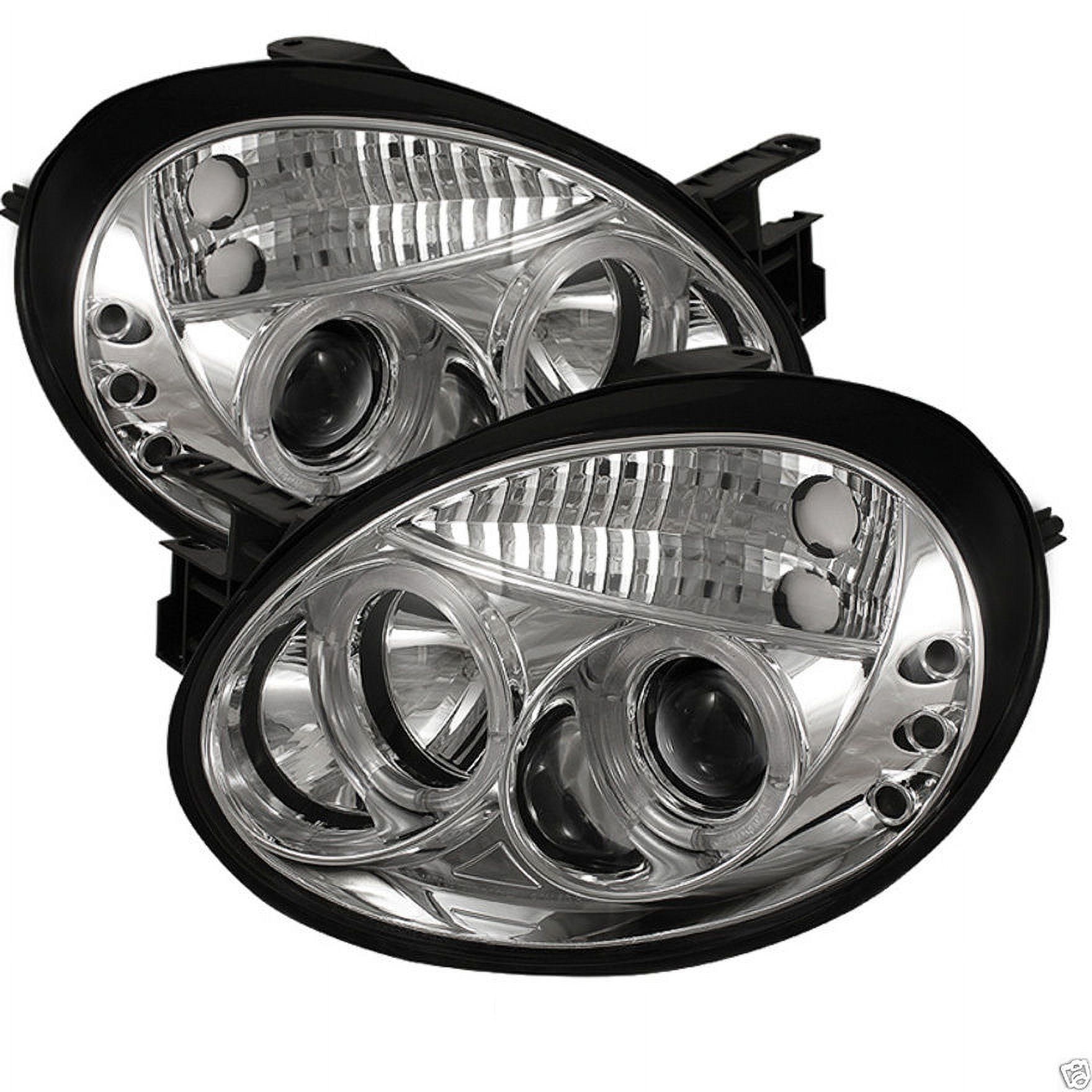 For 03-05 Dodge Neon Sonar Halo Projector Headlights YD-PRO-DN03-HL-C ...
