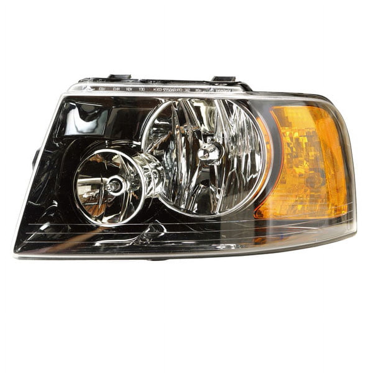 For 03-06 Expedition Headlight Headlamp Head Light Black Bezel w/Bulb ...