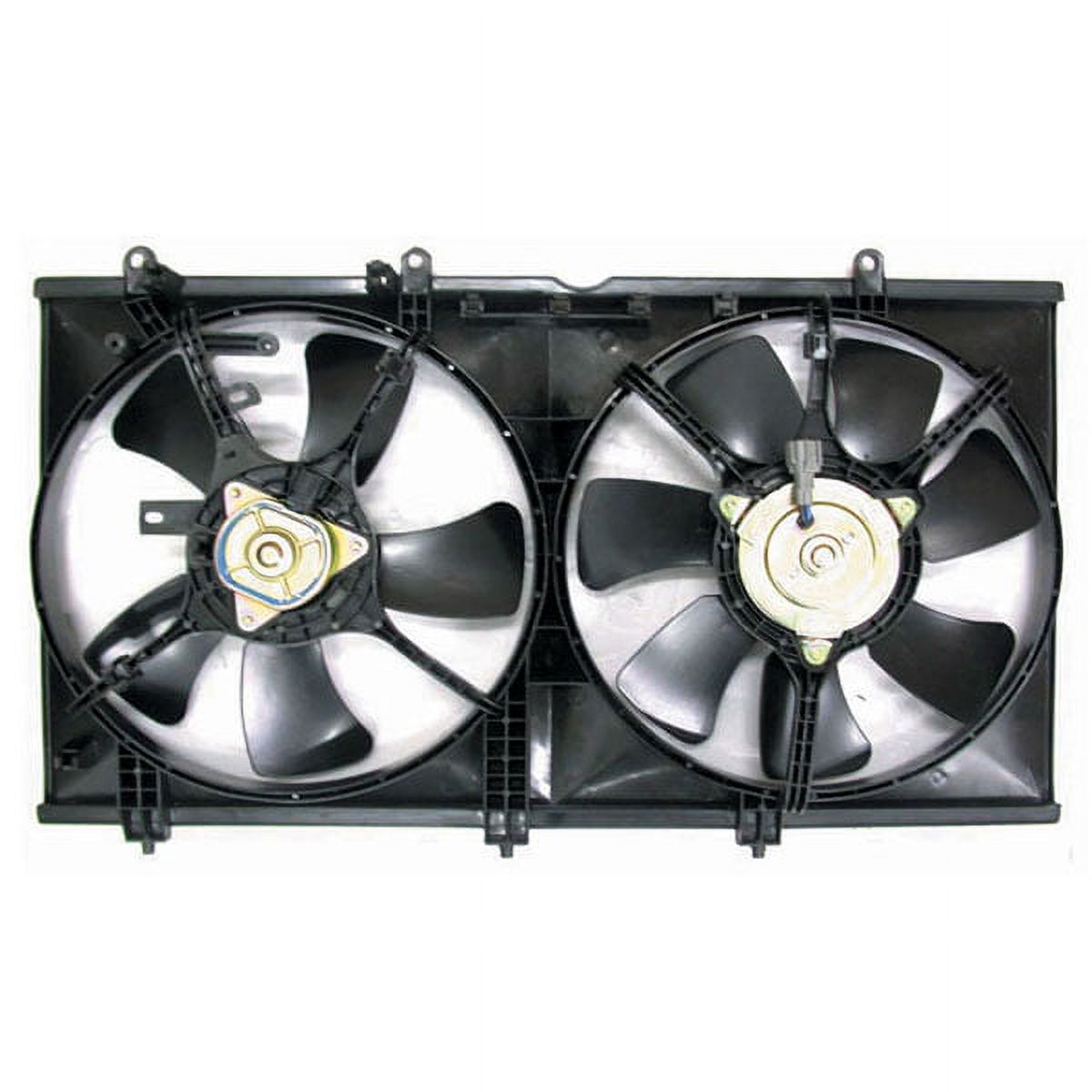 For 03-07 Lancer 2.0L Dual Radiator AC Condenser Cooling Fan Motor ...