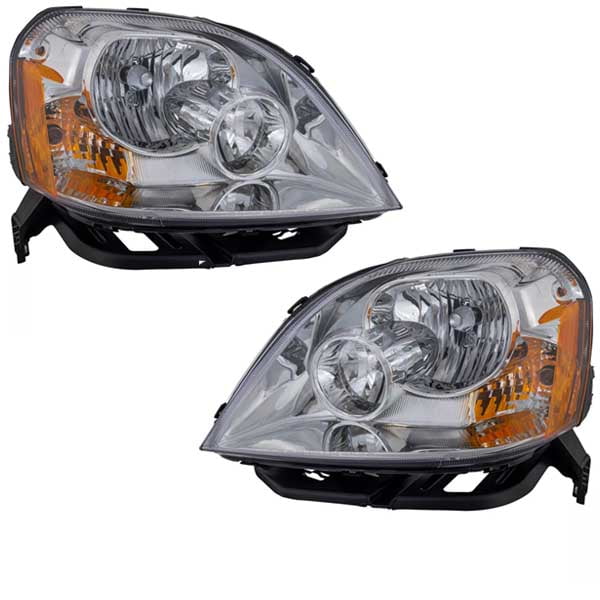 For 05-07 500 (w/o Signal Socket) Headlight Headlamp Head Lamp w/Bulb ...
