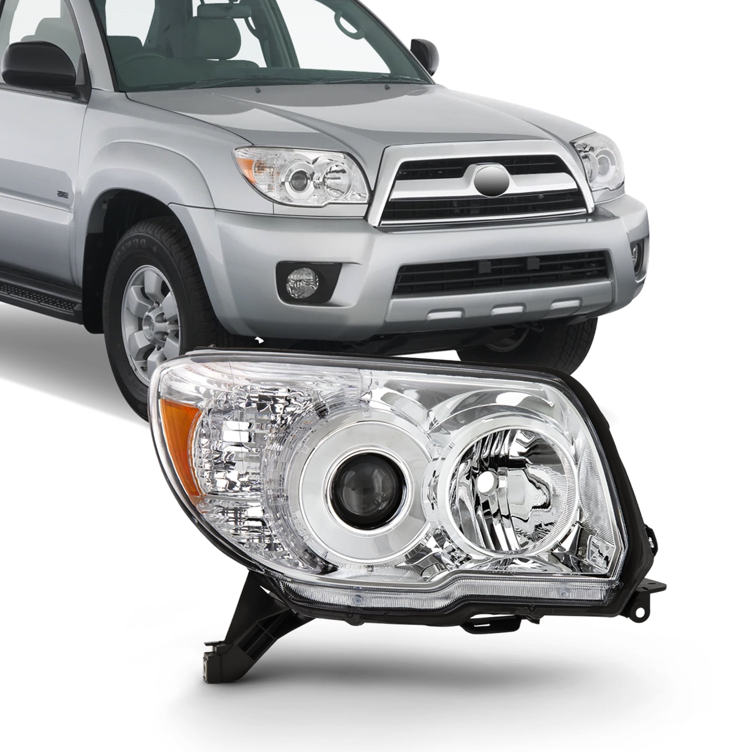 For 06-09 4Runner SR5/ Limited Projector Chrome Headlight Passenger ...