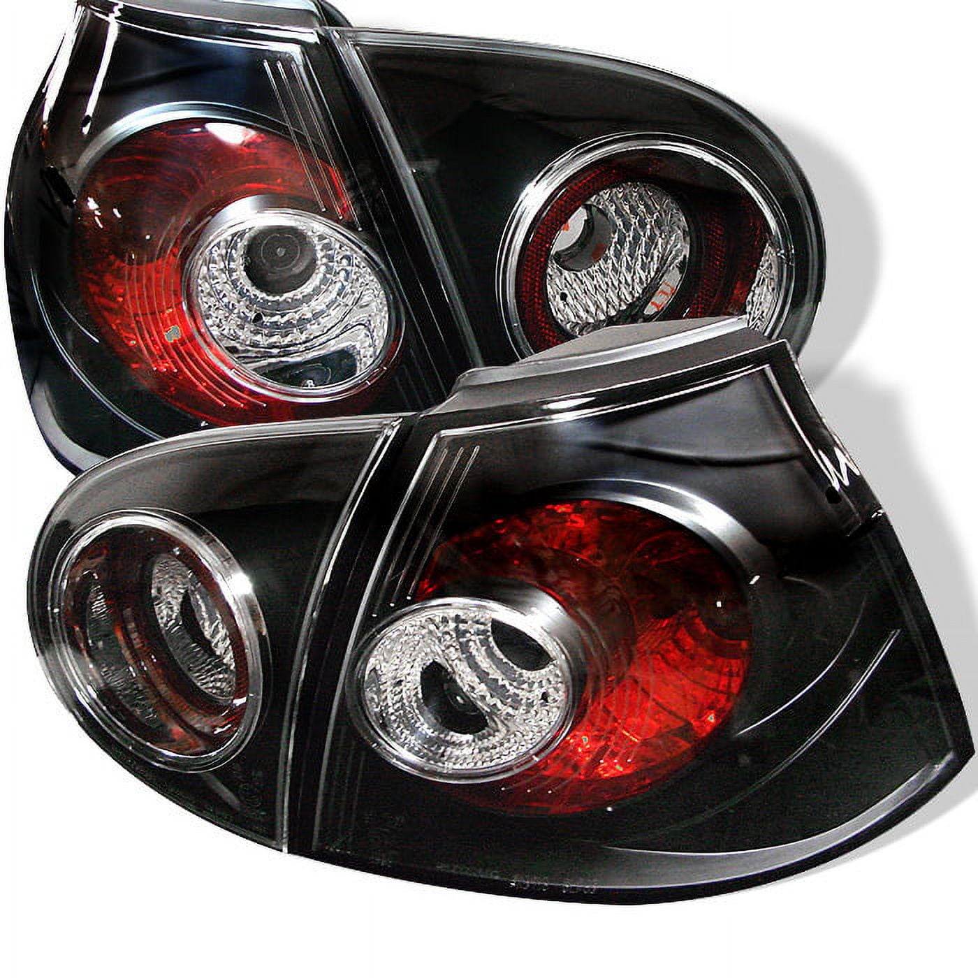 For 06-09 VW Volkswagen Golf V MK5 Sonar Altezza Tail Lights (Black) YD ...