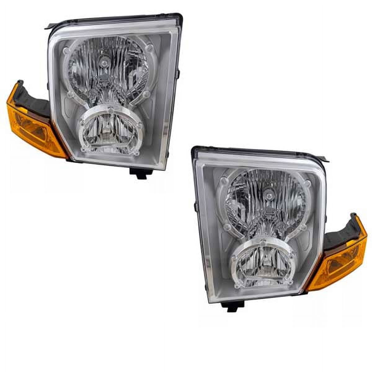 For 06-10 Commander Halogen Headlight Headlamp Head Light Lamp w/Bulb ...